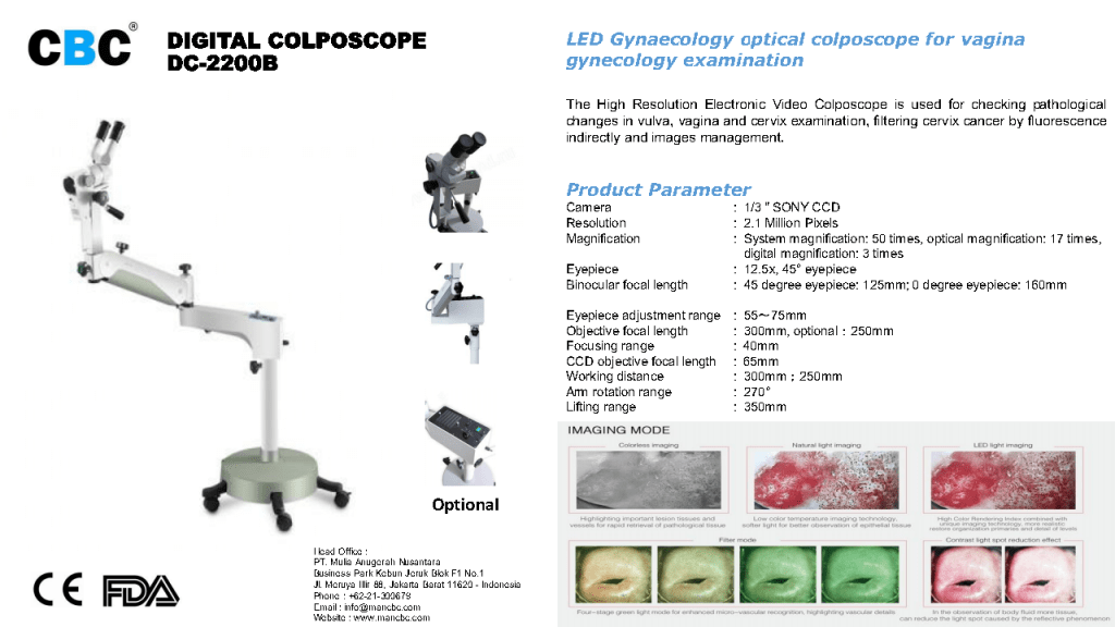 Digital Colposcope – PT. Mulia Anugerah Nusantara